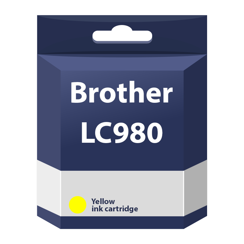 Brother LC980 Yellow Compatible 20ml Ink Cartridge